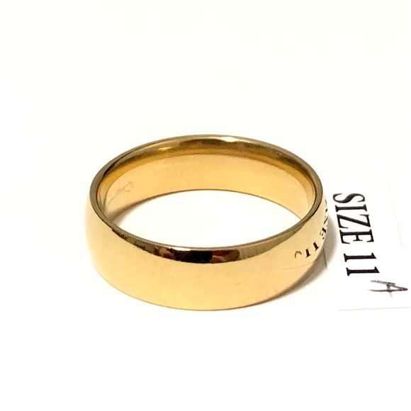 Jewelry | Mens Womens Gold Tone Ring Size 11 | Poshmark